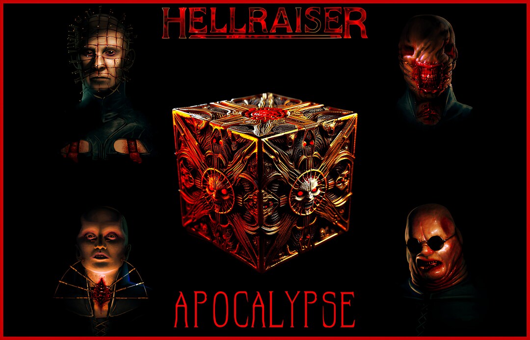 Hellraiser the Original 4 Wall Art Prints. 5 PDF Digital Download ...