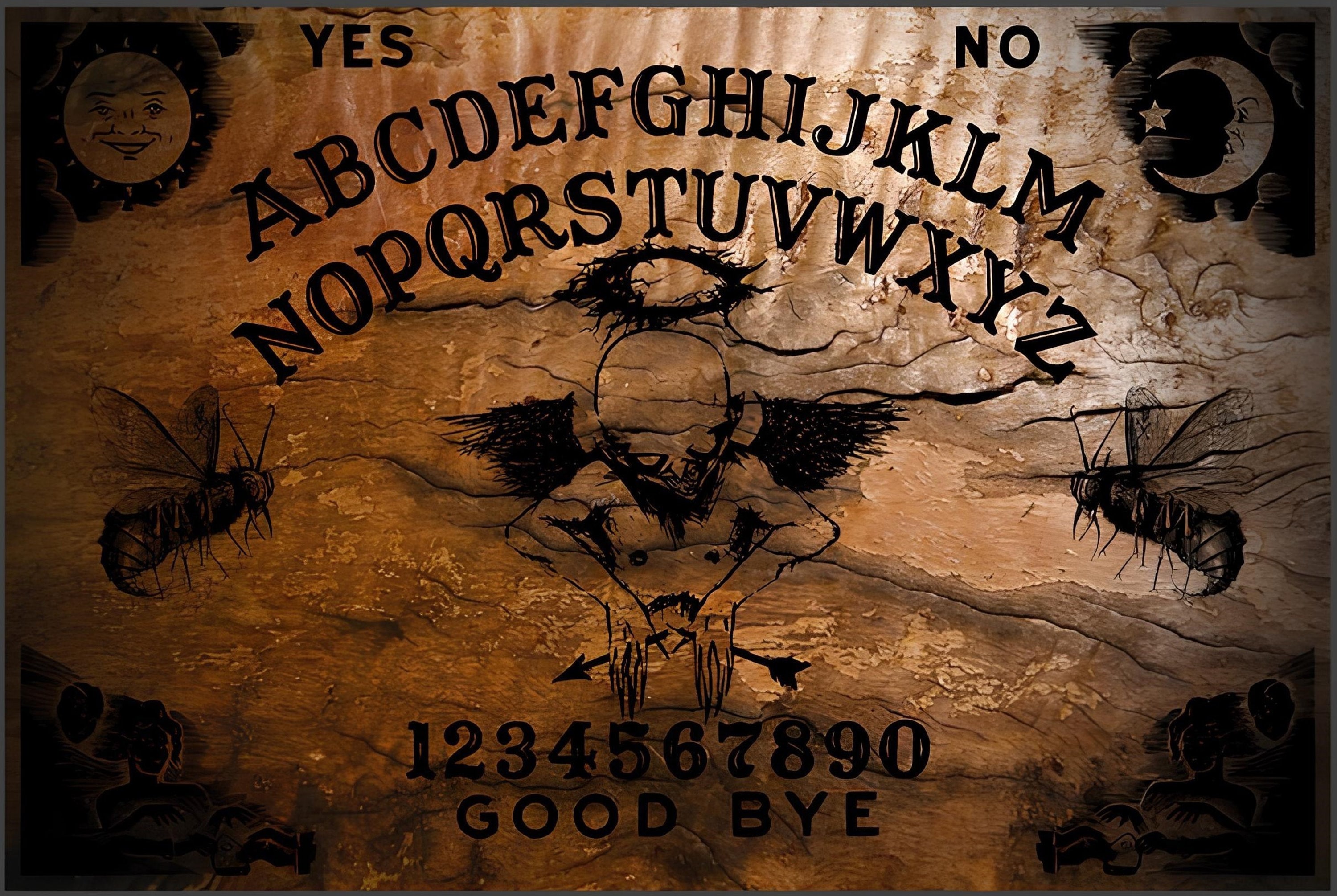 Ouija Board Demon Halo Board. 2 PDF Variations Digital Downloads ...