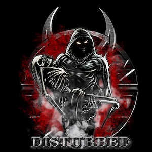 Iconic Metal Bands - Disturbed - No Background Image -t-shirt Design ...