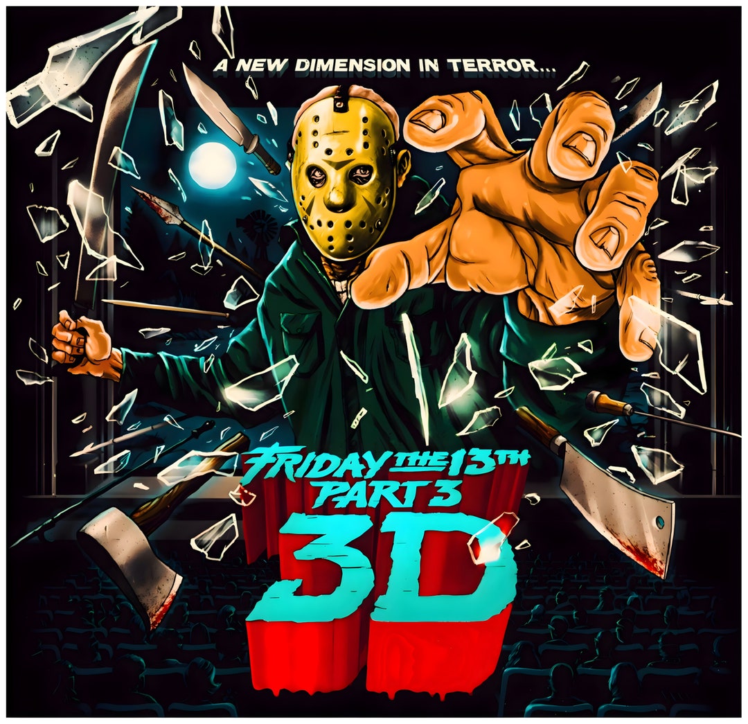 Horror Icons -jason Voorhees - "friday the 13th Part 3" Posters ...