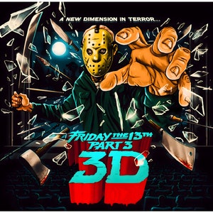 Horror Icons -jason Voorhees - "friday the 13th Part 3" Posters ...