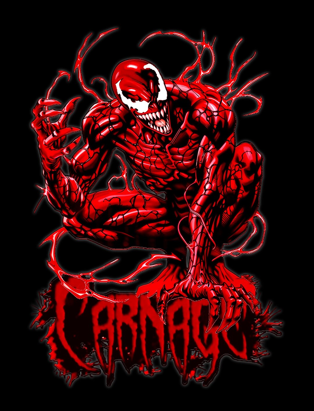 Marvel Icons - Carnage! - No Background Image - Made for Custom T ...