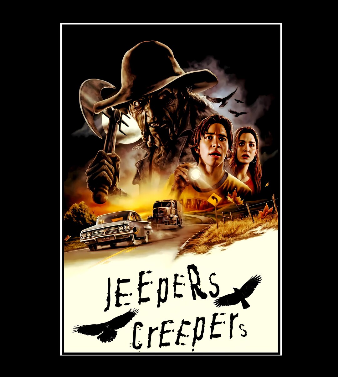 Horror Icons - Jeepers Creepers Poster - Great for Wall Art or Anything Else - 1 PNG, 1 PDF ...