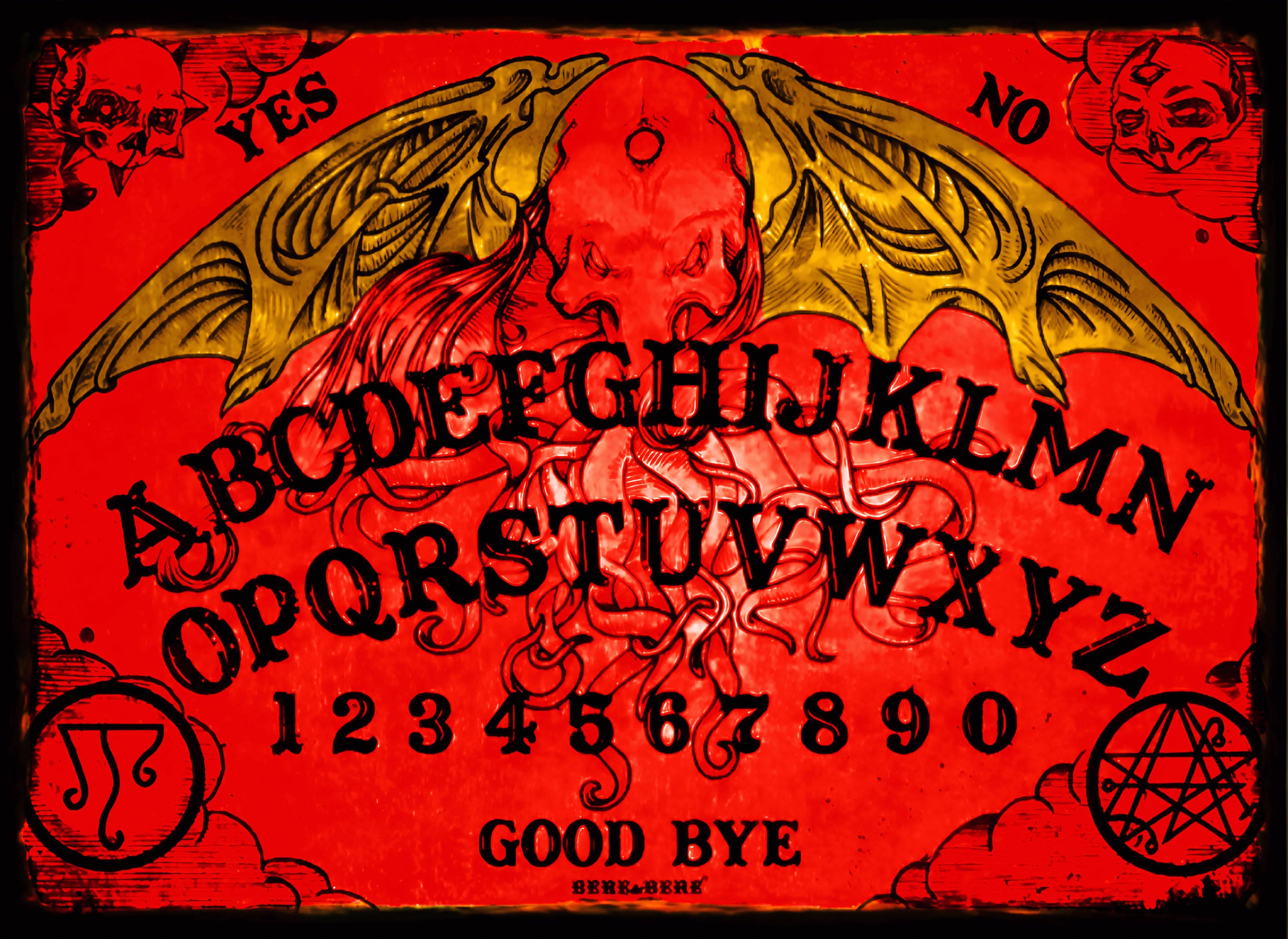 Winged Devil Board Ouija Board & NEW Variations blood Board. 2 Pdfs, 4 ...
