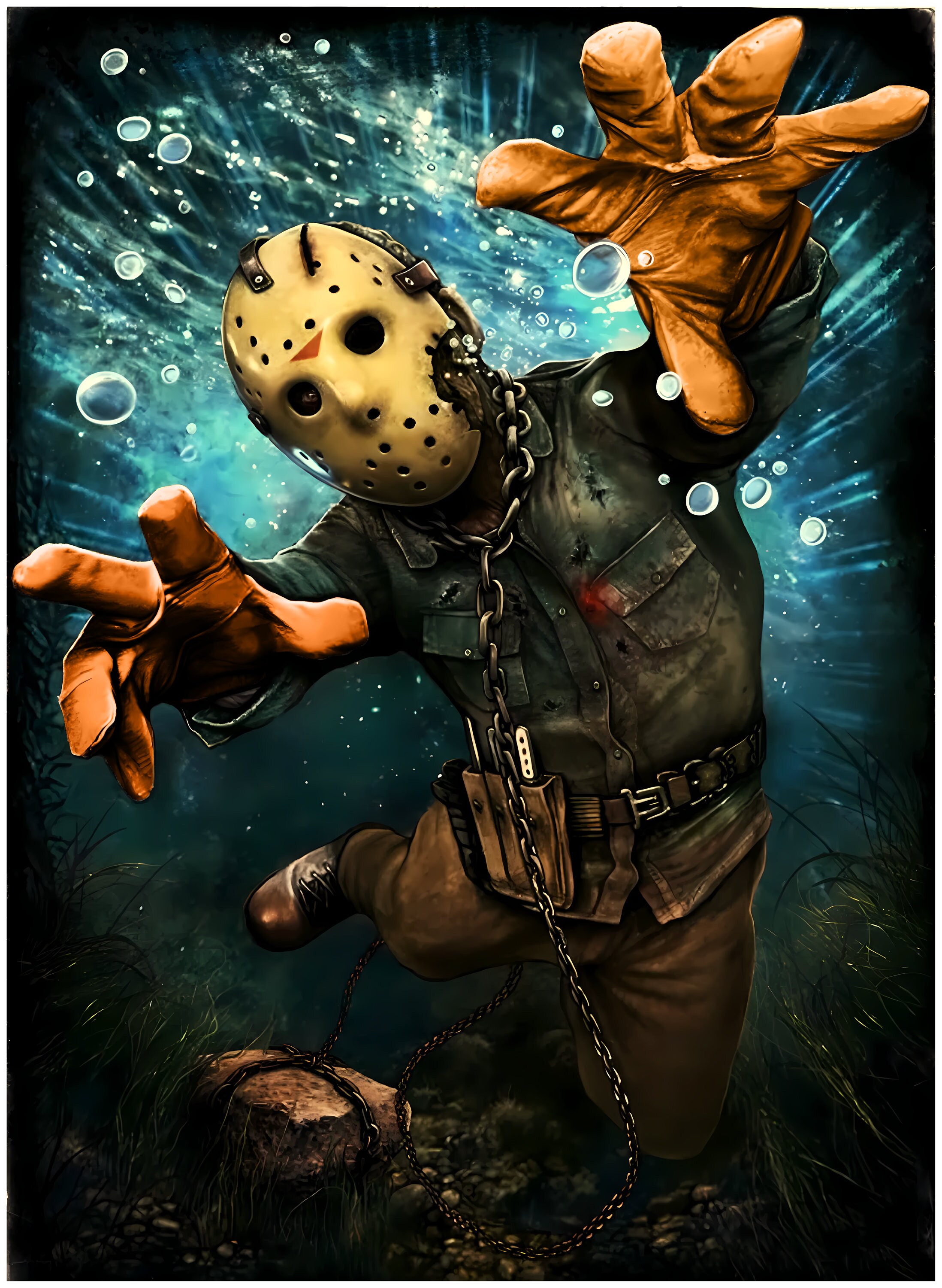Jason Voorhees Series 3 2 PDF Digital Downloads Great for Wall Art, T ...