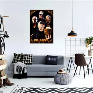 Horror Icons Series - Hellraiser Wall Art - 2 PDF Digital Downloads ...