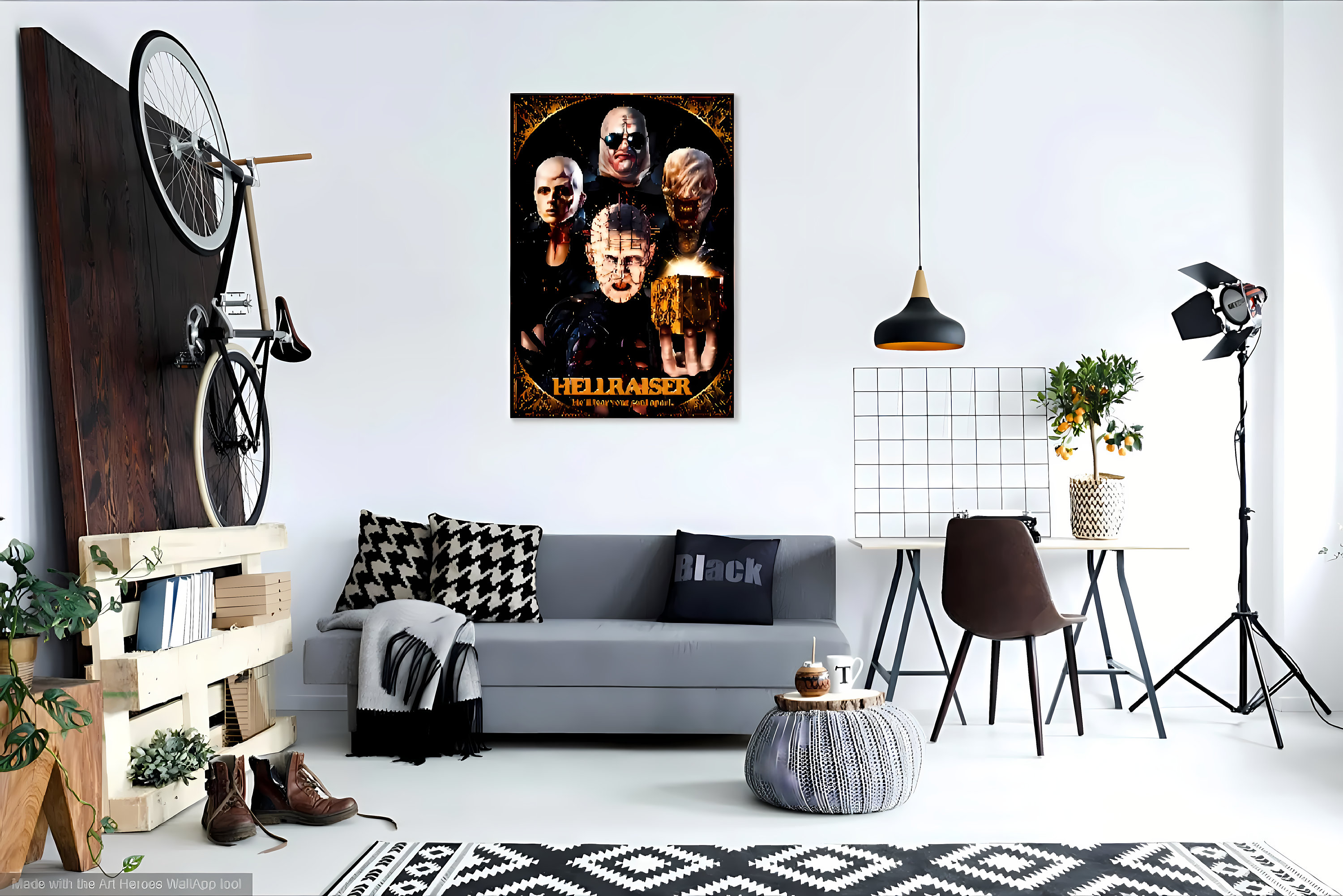 Horror Icons Series - Hellraiser Wall Art - 2 PDF Digital Downloads ...