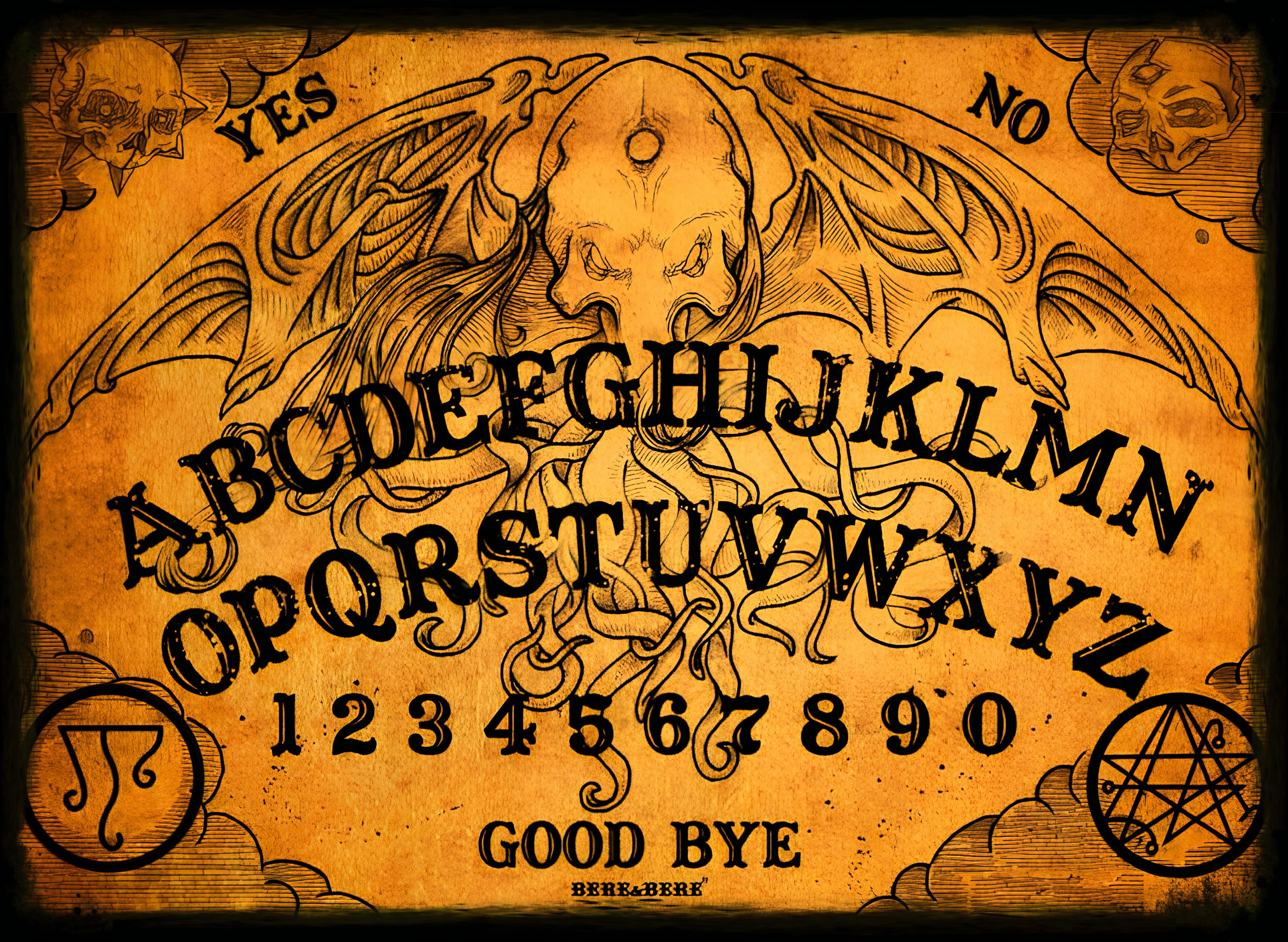 Winged Devil Board Ouija Board & NEW Variations blood Board. 2 Pdfs, 4 ...