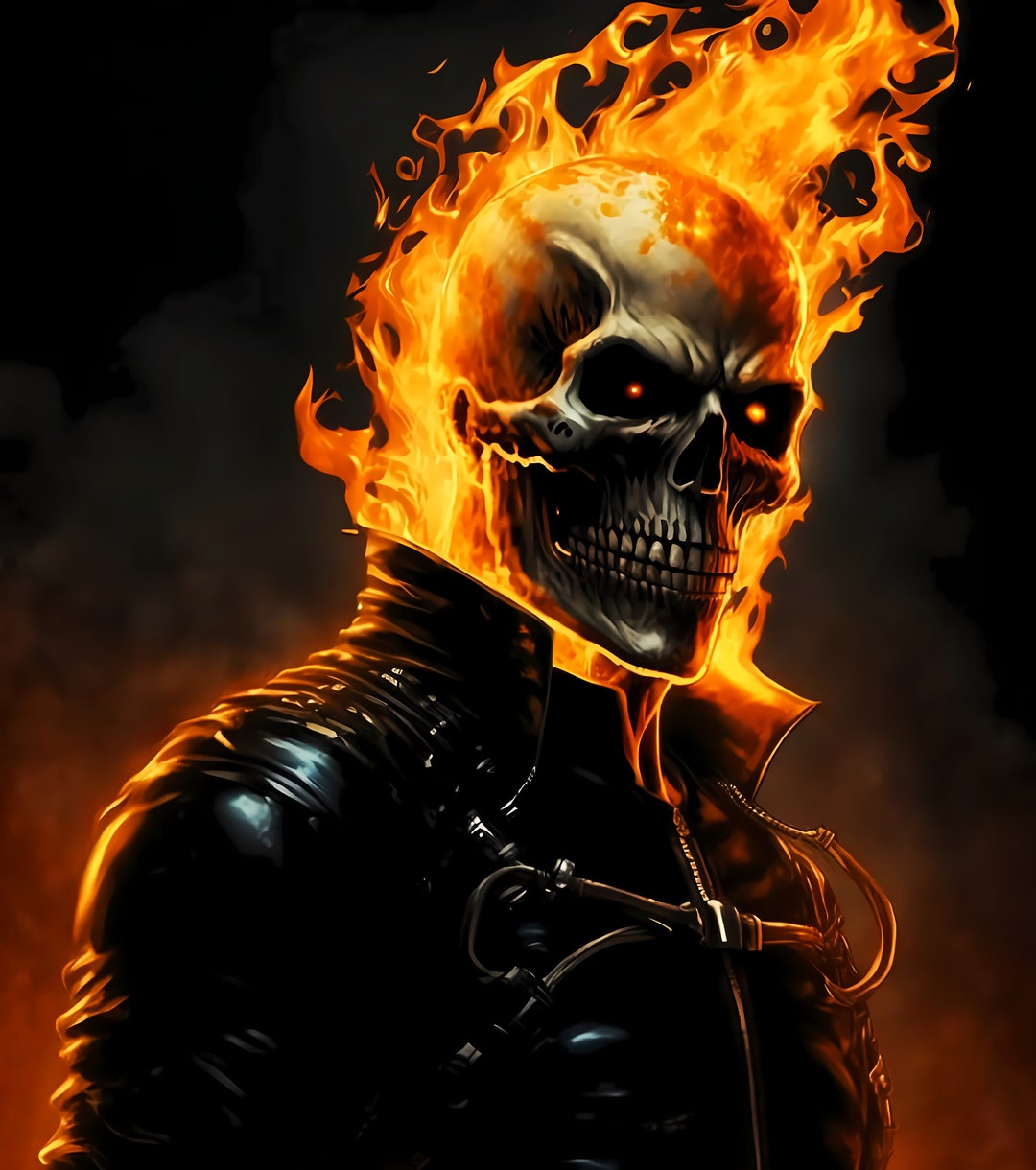 Marvel Icons - Ghost Rider - Portrait Wall Art - 10000x10000 or Over ...