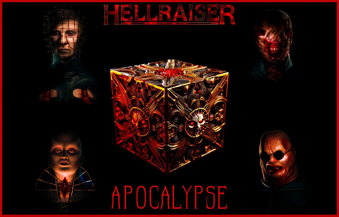 Hellraiser "the Original 4" Wall Art Prints. 5 - PDF Digital Download. 600PDI. Permission to ...