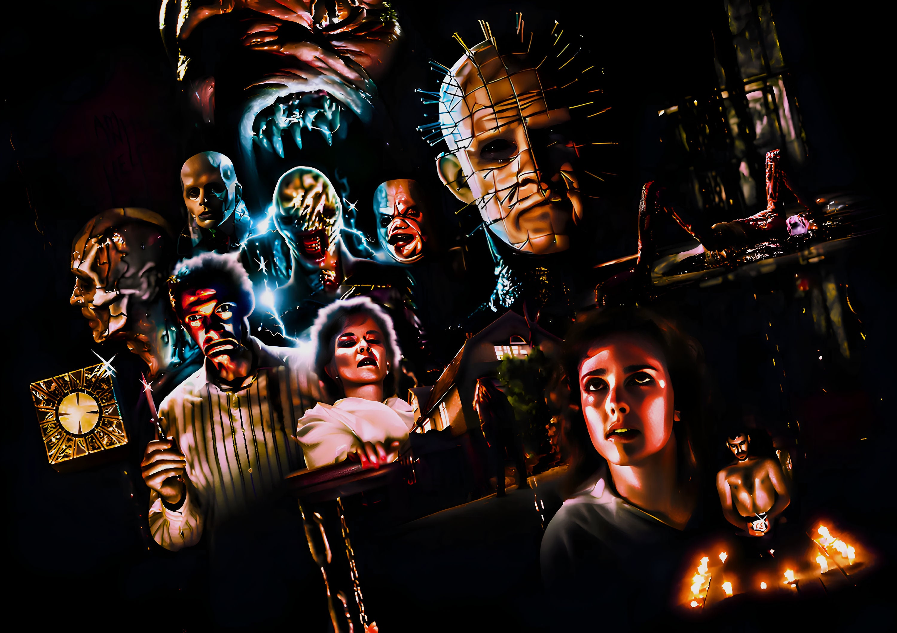 Hellraiser welcome to Hell Ouija Poster. Looks Awesome as a Wall Print ...