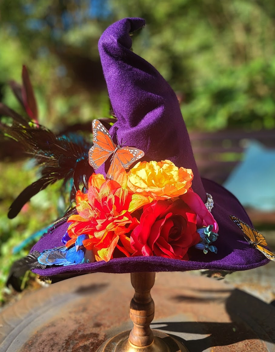 Custom Witch Hat - Made to Order - Choose Your Color and Design! - Etsy