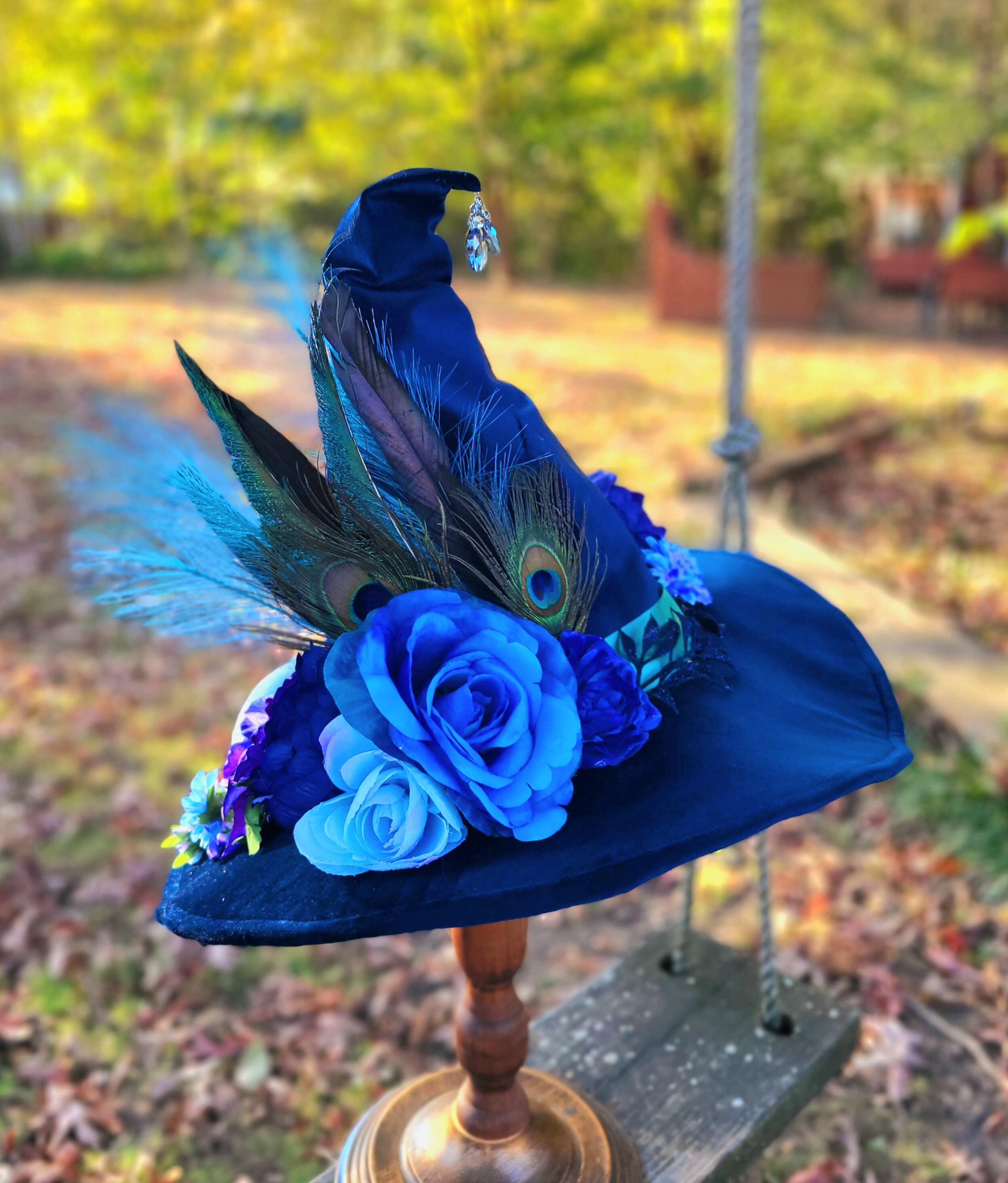 The Blue Moon Witch - Witch Hat, One of a Kind, Hand-made - Etsy
