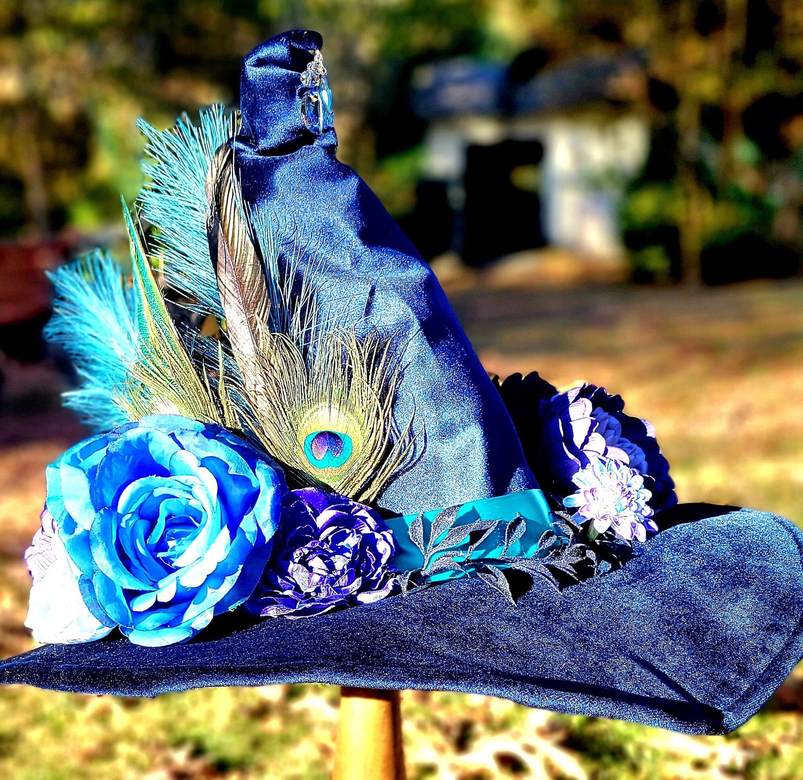 The Blue Moon Witch - Witch Hat, One of a Kind, Hand-made - Etsy