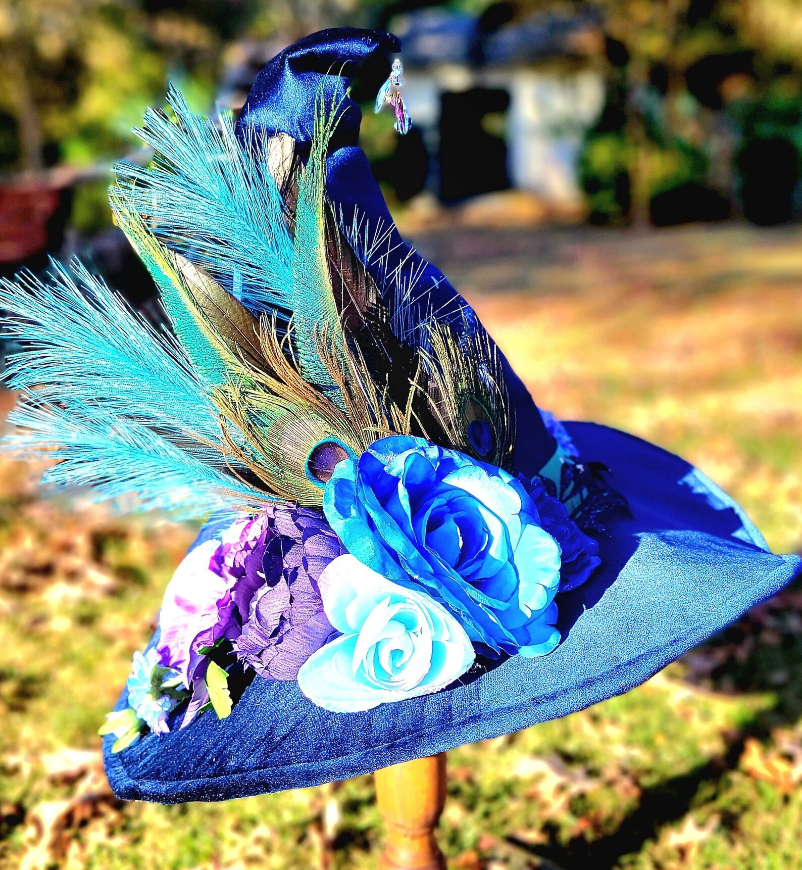 The Blue Moon Witch - Witch Hat, One of a Kind, Hand-made - Etsy