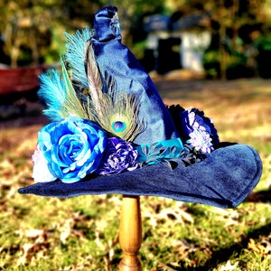 The Blue Moon Witch Witch Hat, One of a Kind, Hand-made - Etsy