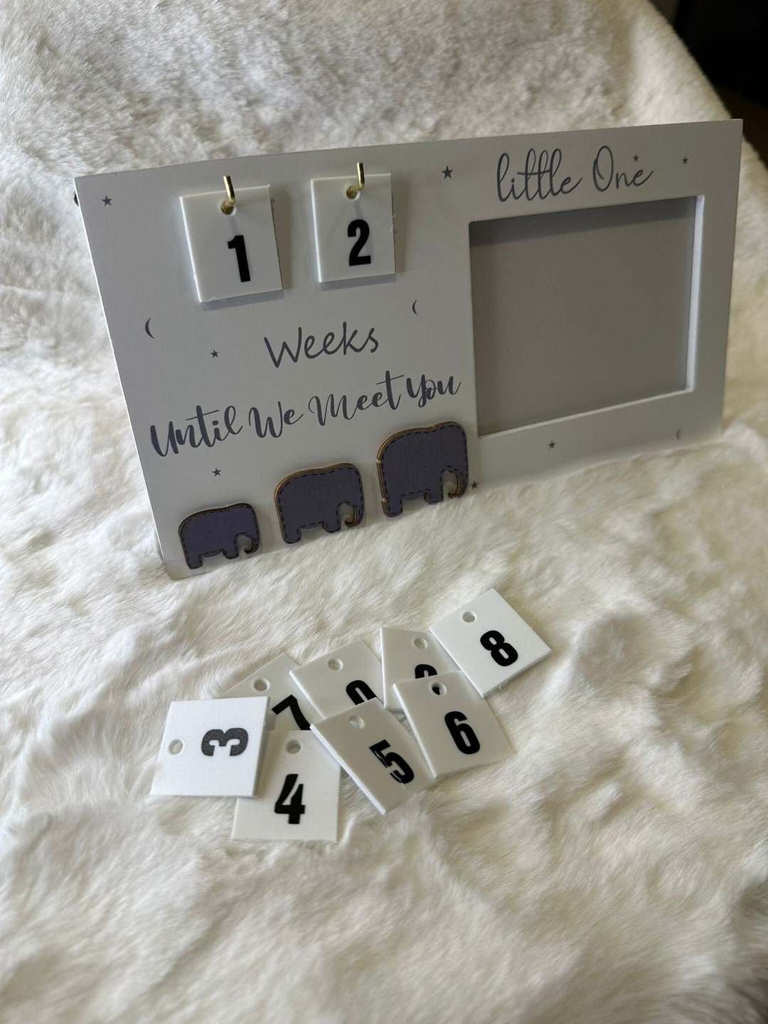 Baby Newborn Countdown Scan Sign, Pregnancy Countdown Frame, Baby ...