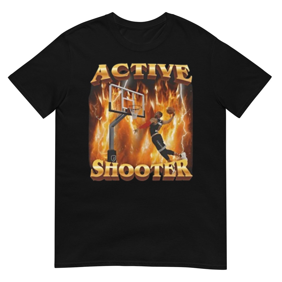 Active Shooter Basketball Adult Unisex T-shirt - Etsy