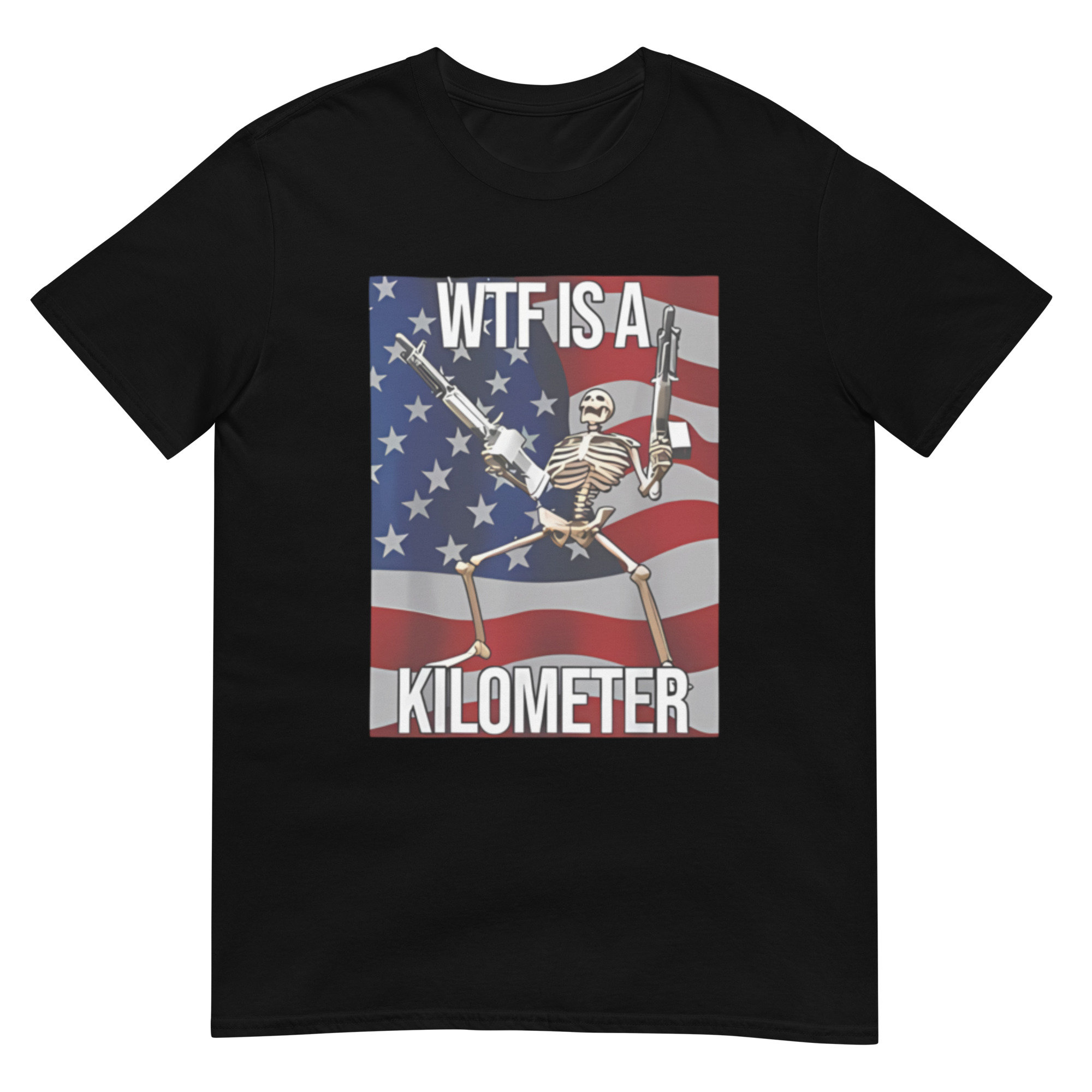 WTF is a Kilometer Skeleton Funny Meme Unisex T-shirt - Etsy