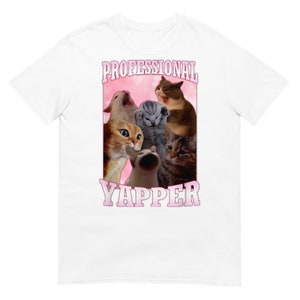 Professional Yapper Funny Cat T-shirt - Etsy