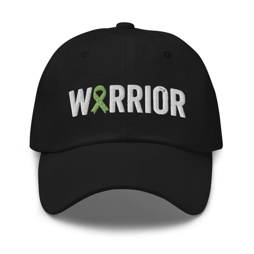 Gallbladder Cancer Warrior Hat With Green Cancer Ribbon Color ...