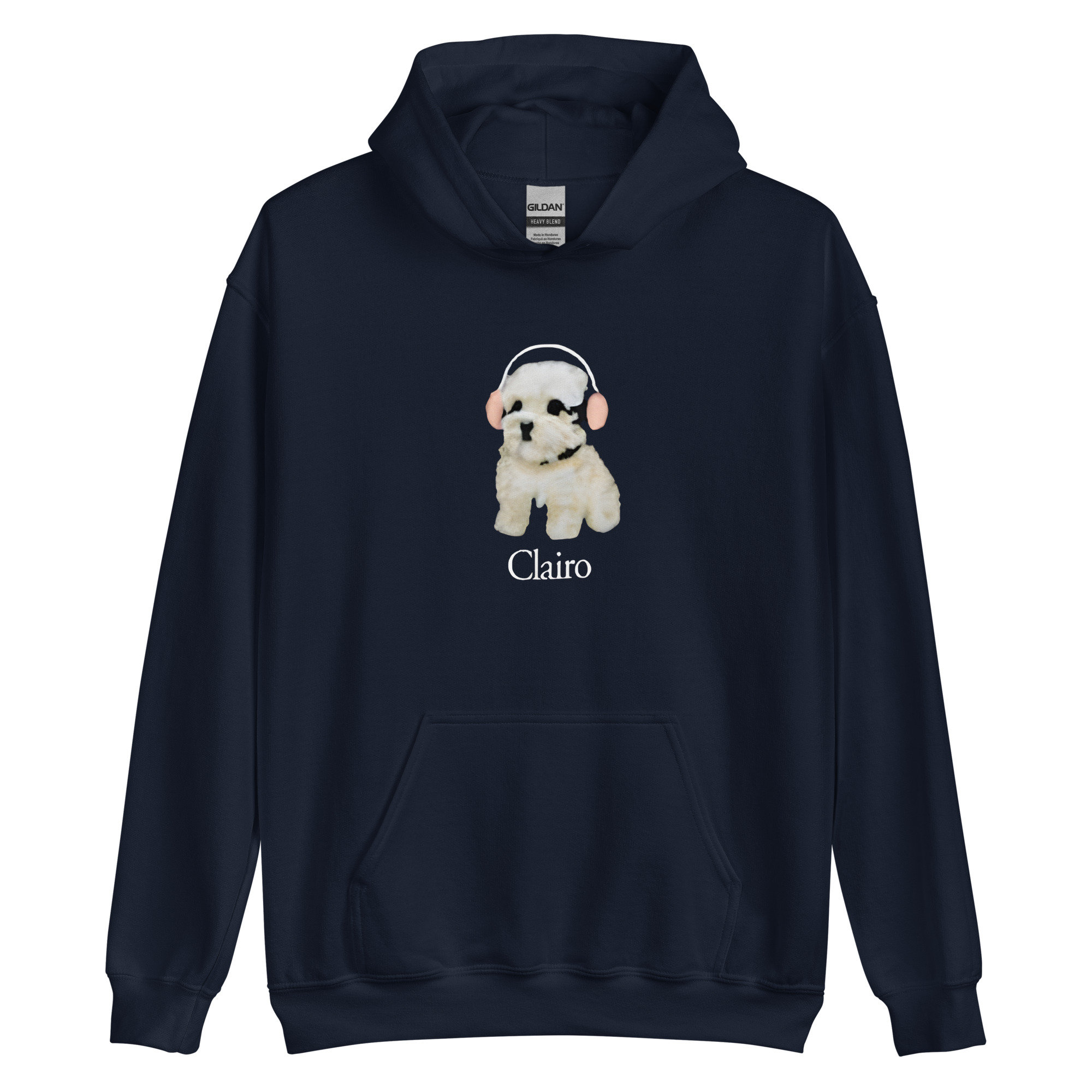 Clairo Dog Pup Headphones Funny Unisex Hoodie - Etsy
