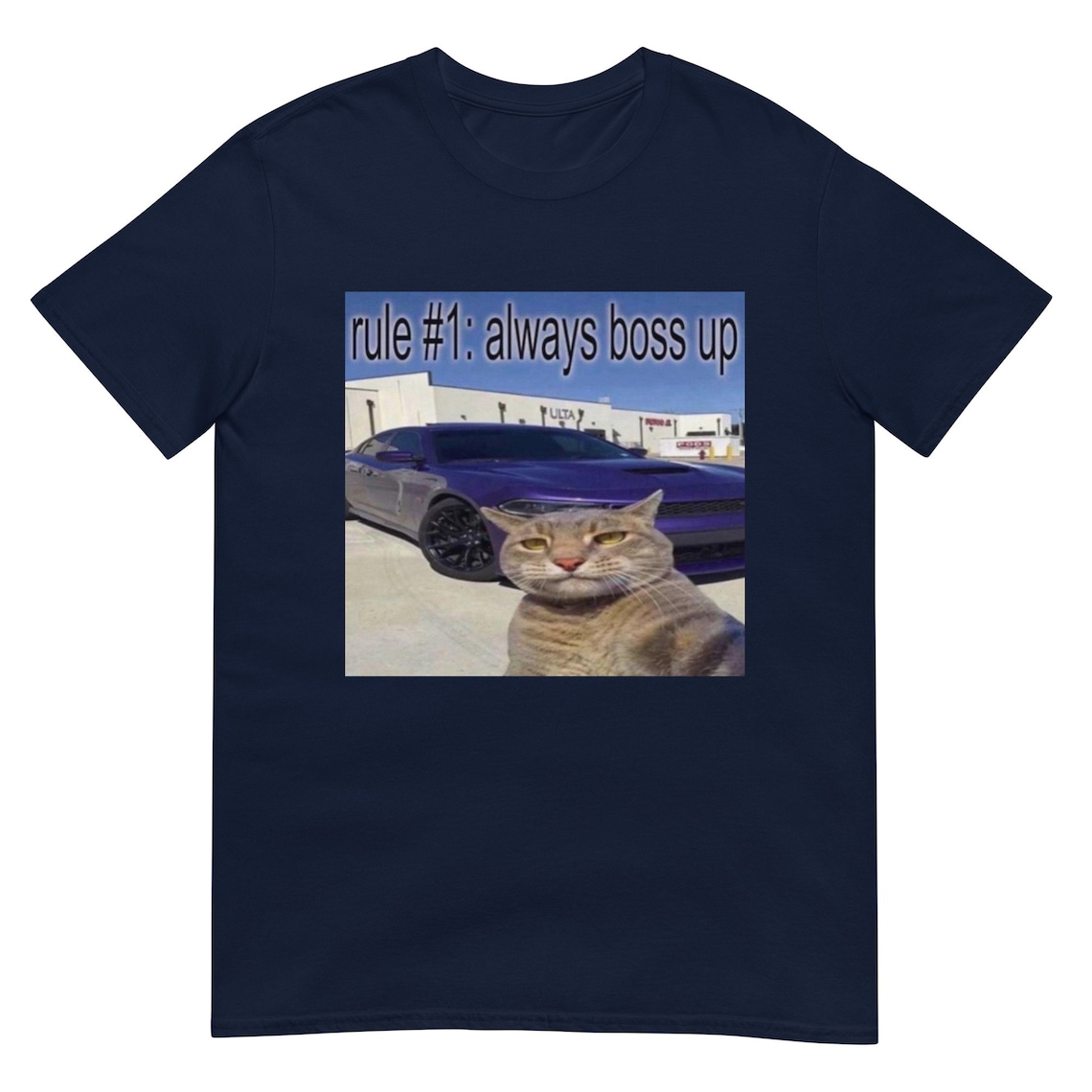 Rule #1 Always Boss up Cat Meme Unisex T-shirt - Etsy