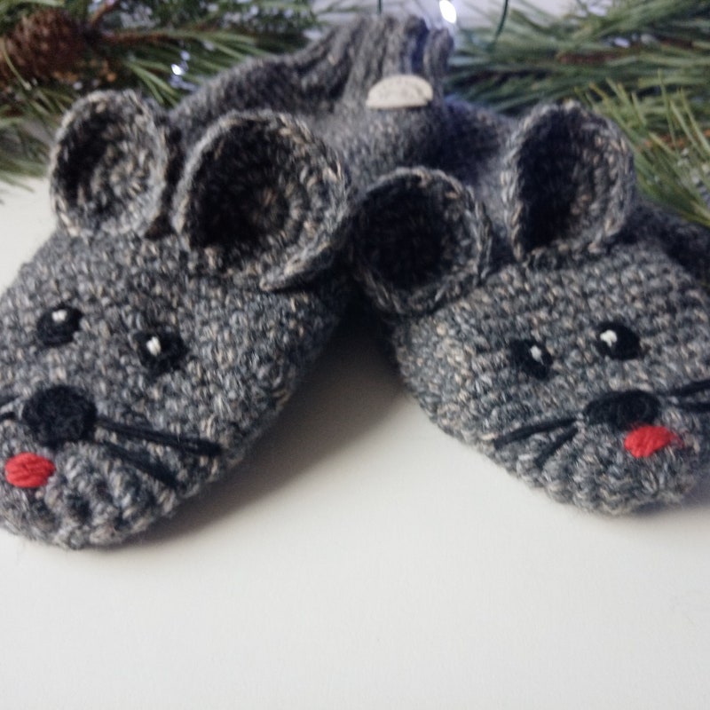 One Finger Crochet Mitten - Etsy