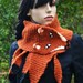 Red Fox Scarf/fox Collar/mohair Neck Gaiter/scarf Clothing Accessory ...