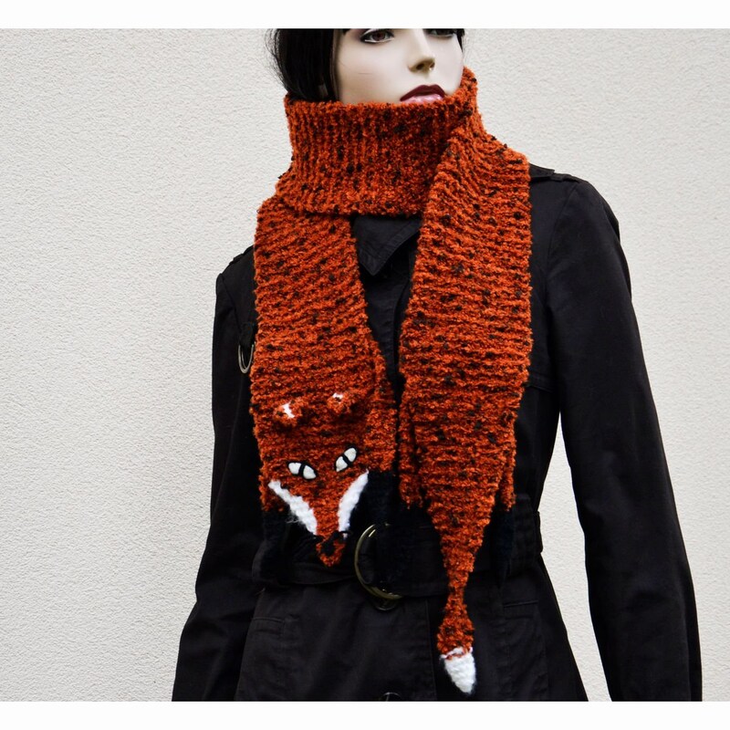 Fox Scarf - Etsy