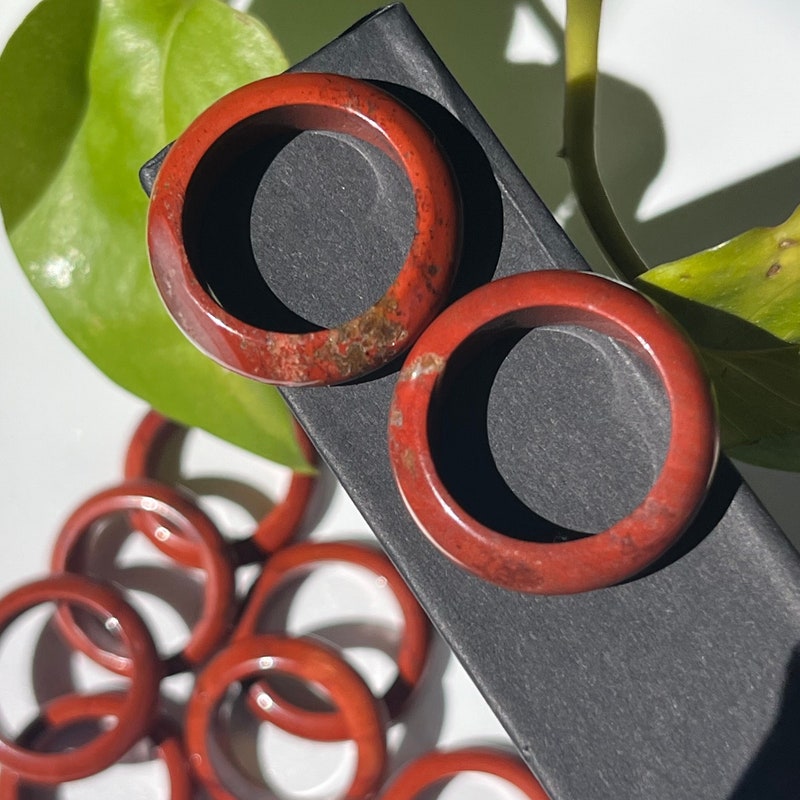 Jasper Ring - Etsy