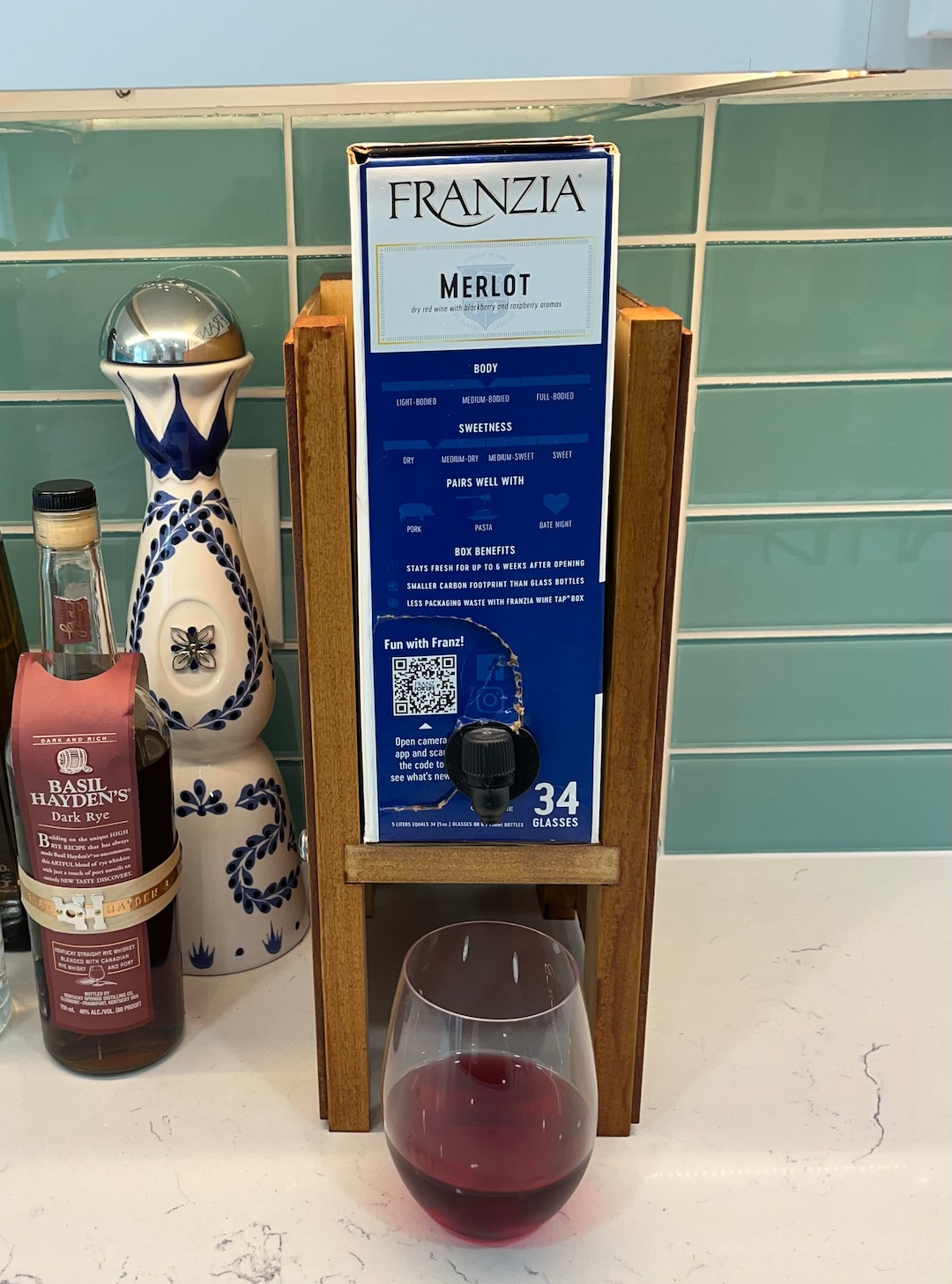 Boxed Wine Cradle the 415 for 4 X 9 Wine Boxes - Etsy