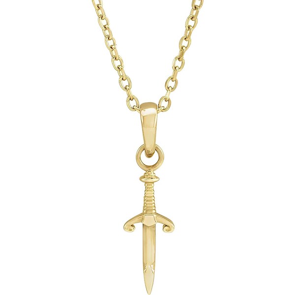 Sword Necklace - Etsy