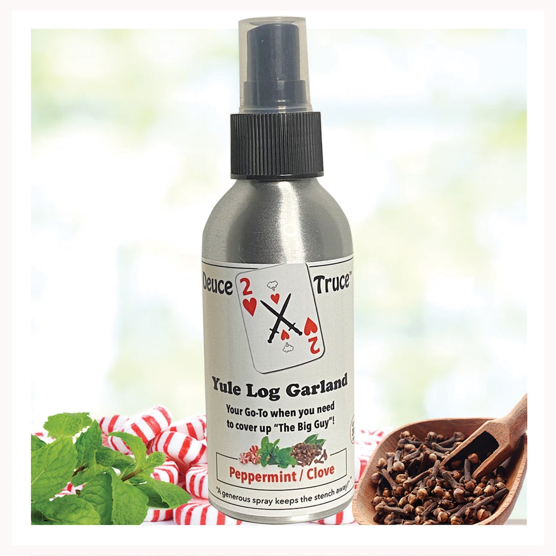 Deuce Truce Toilet Spray for Pooh (yule Log Garland - Peppermint and ...