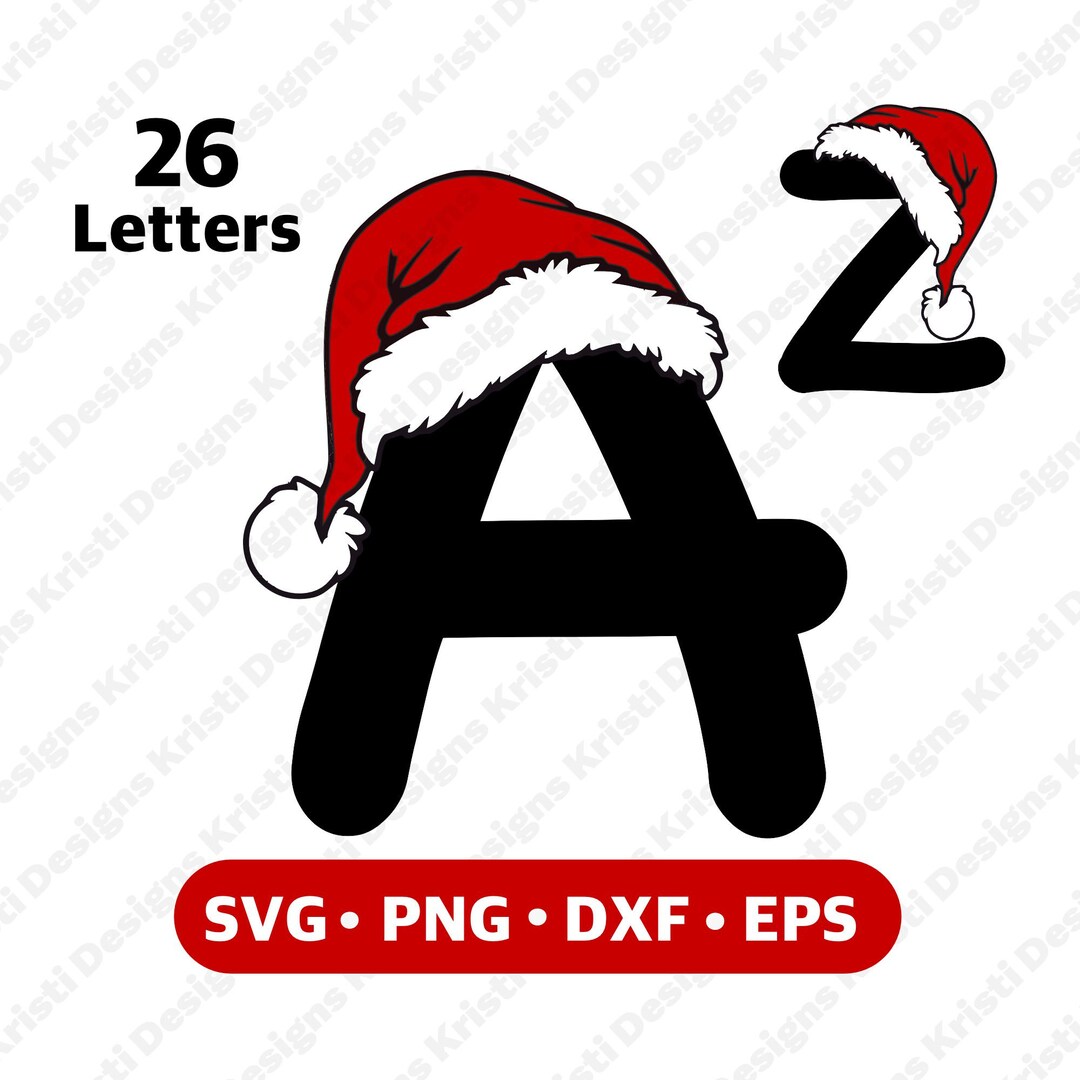 Christmas Alphabet SVG Bundle Personalized Christmas Gifts - Etsy Canada
