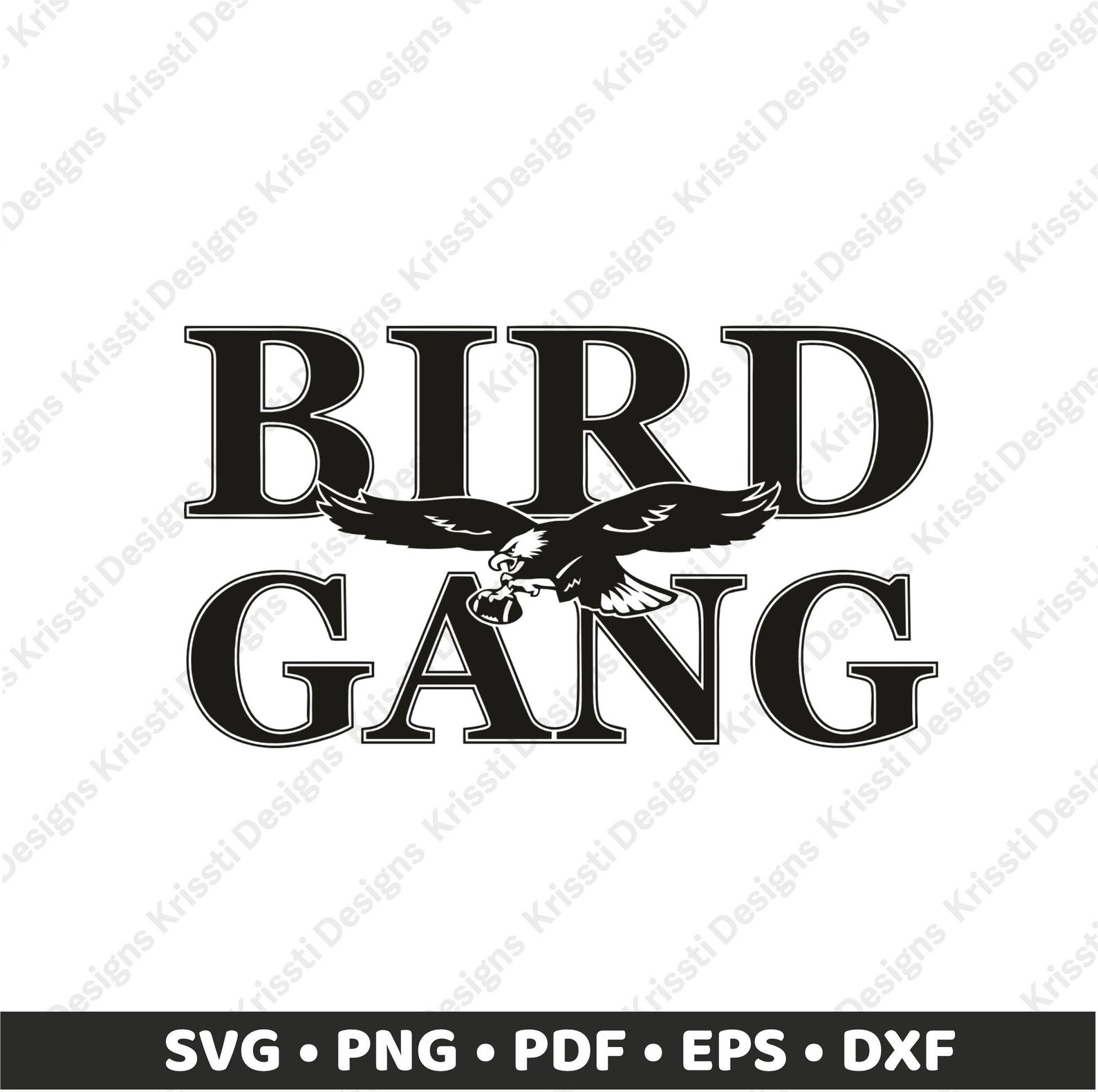 Bird Gang Eagle SVG PNG, Football Eagles, Philly Retro Png ...