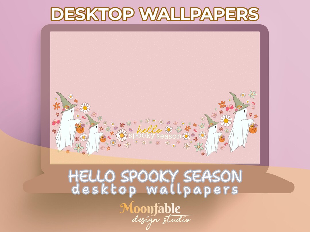 Retro Halloween Wallpapers | Spooky Season Desktop Wallpapers | Ghostly ...