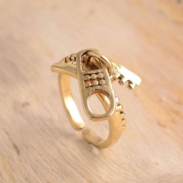 Zipper Ring - Etsy