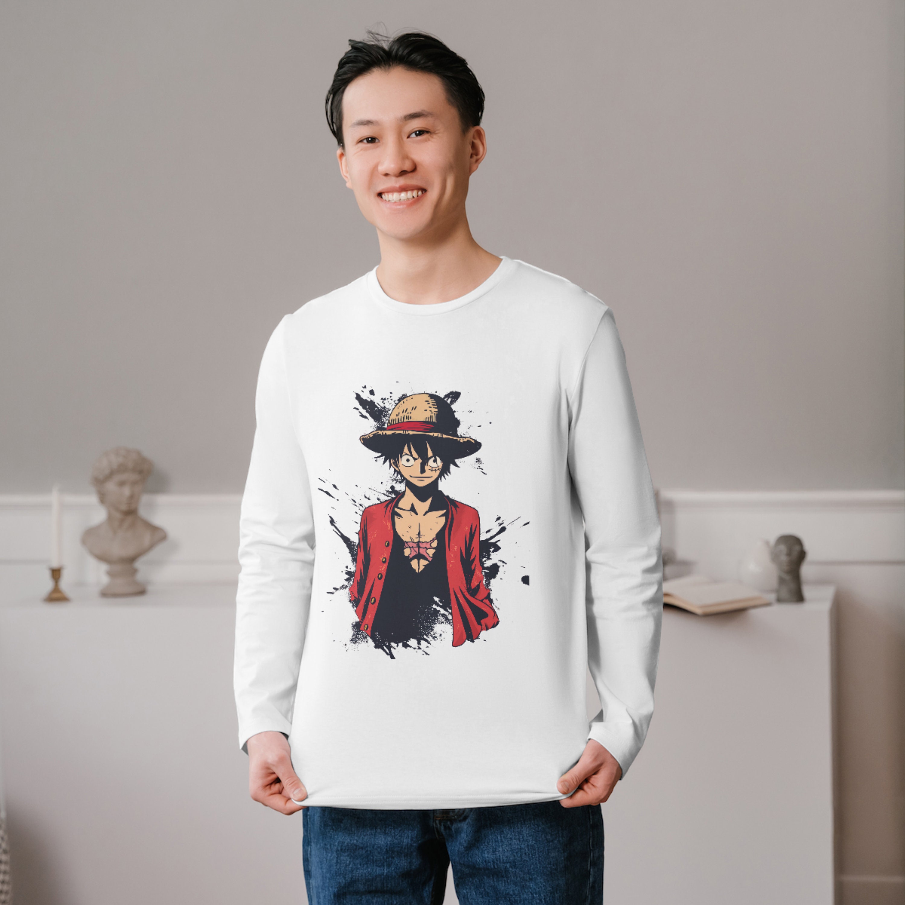 Luffy Sticker PNG Clipart, One Piece T-shirt Design, Mugiwara Instant ...