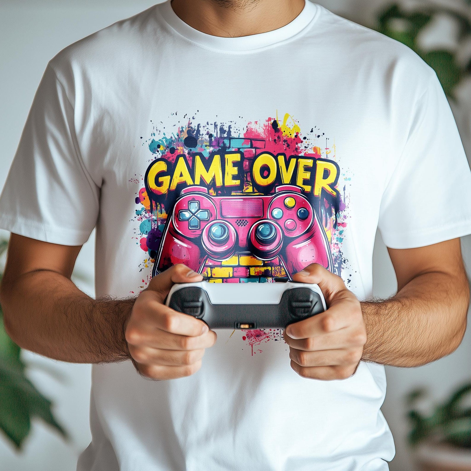 Game Over Graffiti Gaming PNG, Video Game Sublimation Design, Gamer ...