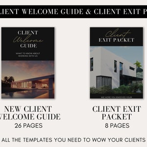 New Client Packet Real Estate Bundle Client Welcome Packet Client ...