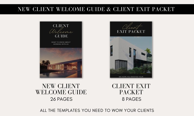 New Client Packet Real Estate Bundle Client Welcome Packet Client ...