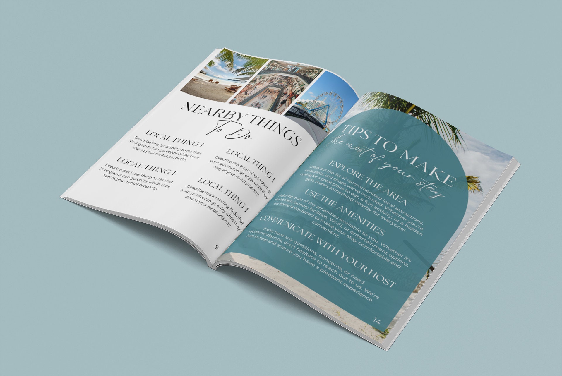 Ultimate Airbnb/vrbo Guest Welcome Guide Beach Welcome Guestbook Airbnb ...