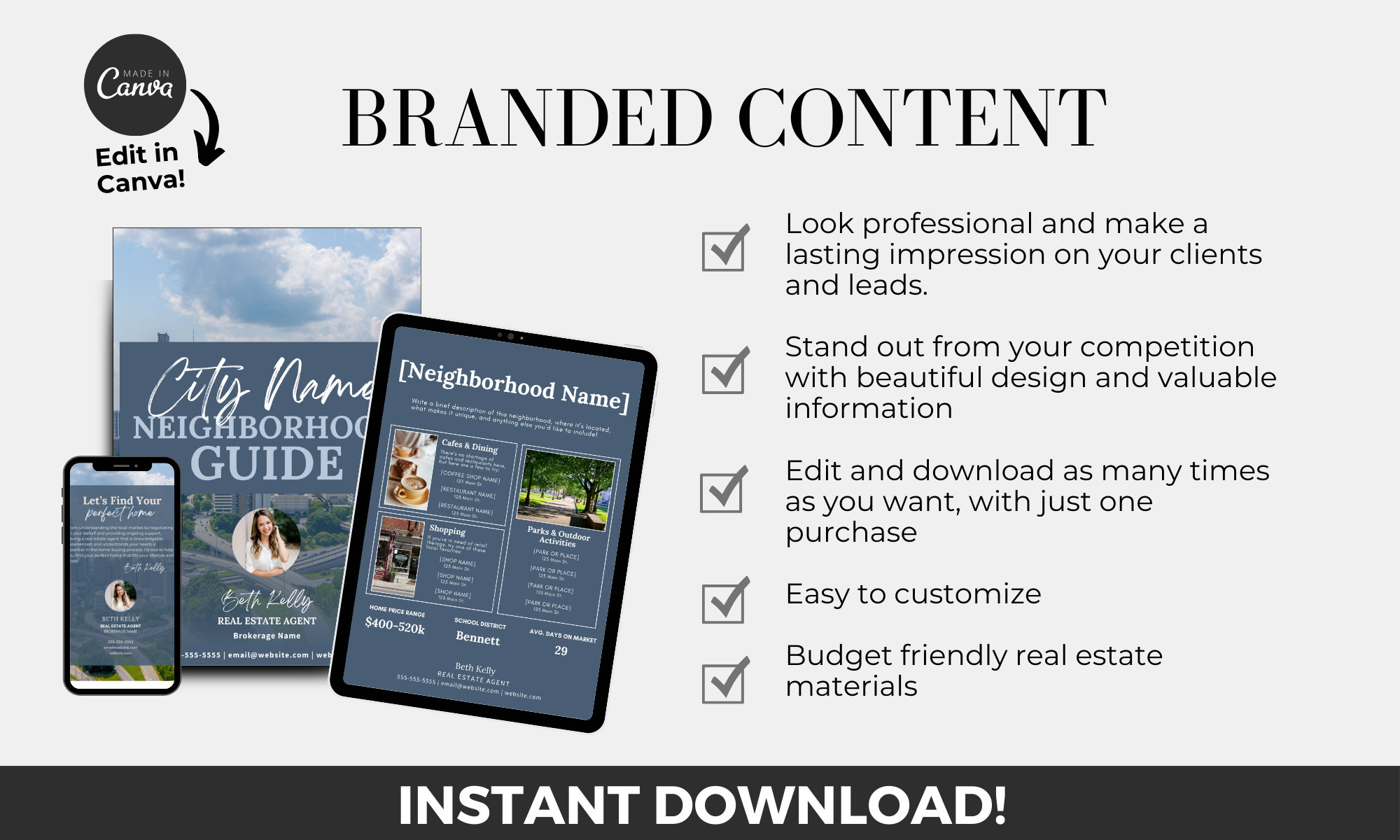 Neighborhood Guide, Real Estate Local Guide Template, Welcome Guide ...