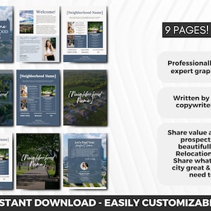 Neighborhood Guide, Real Estate Local Guide Template, Welcome Guide ...