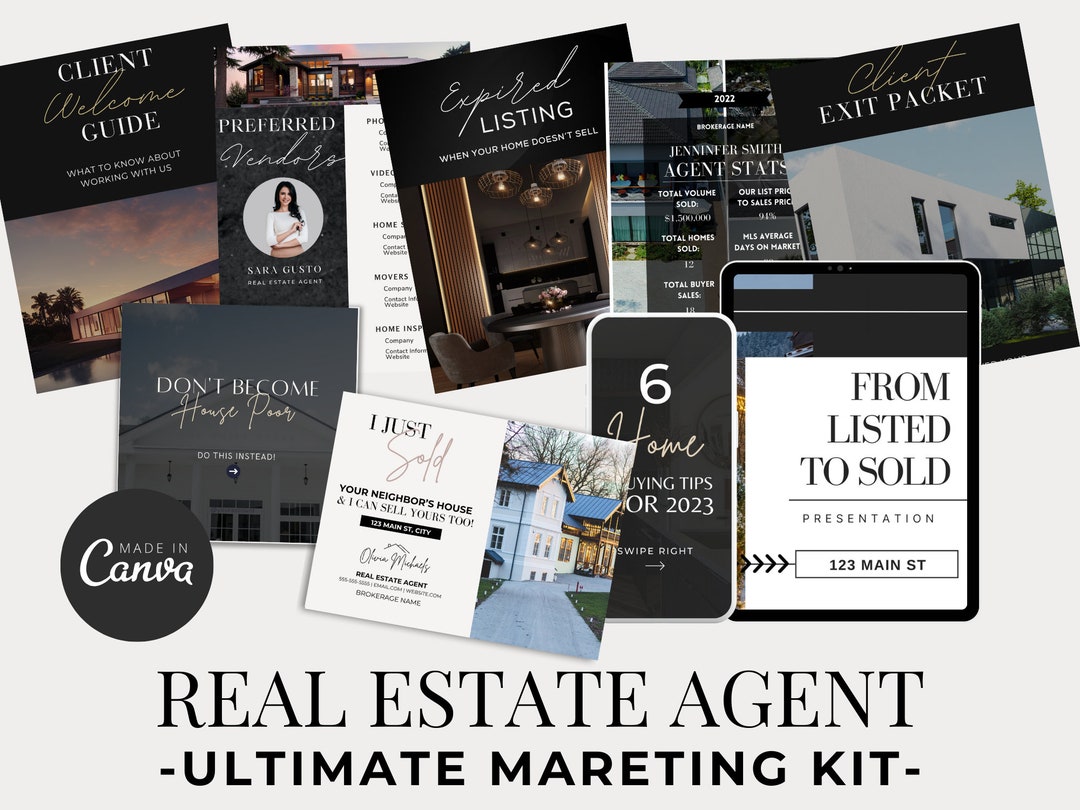 Real Estate Templates Canva, Realtor Marketing, Realtor Flyers, Real ...
