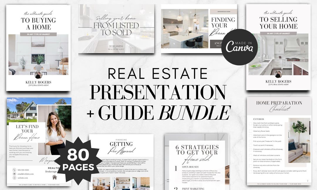 Real Estate Presentation Bundle, Listing Presentation Buyer ...