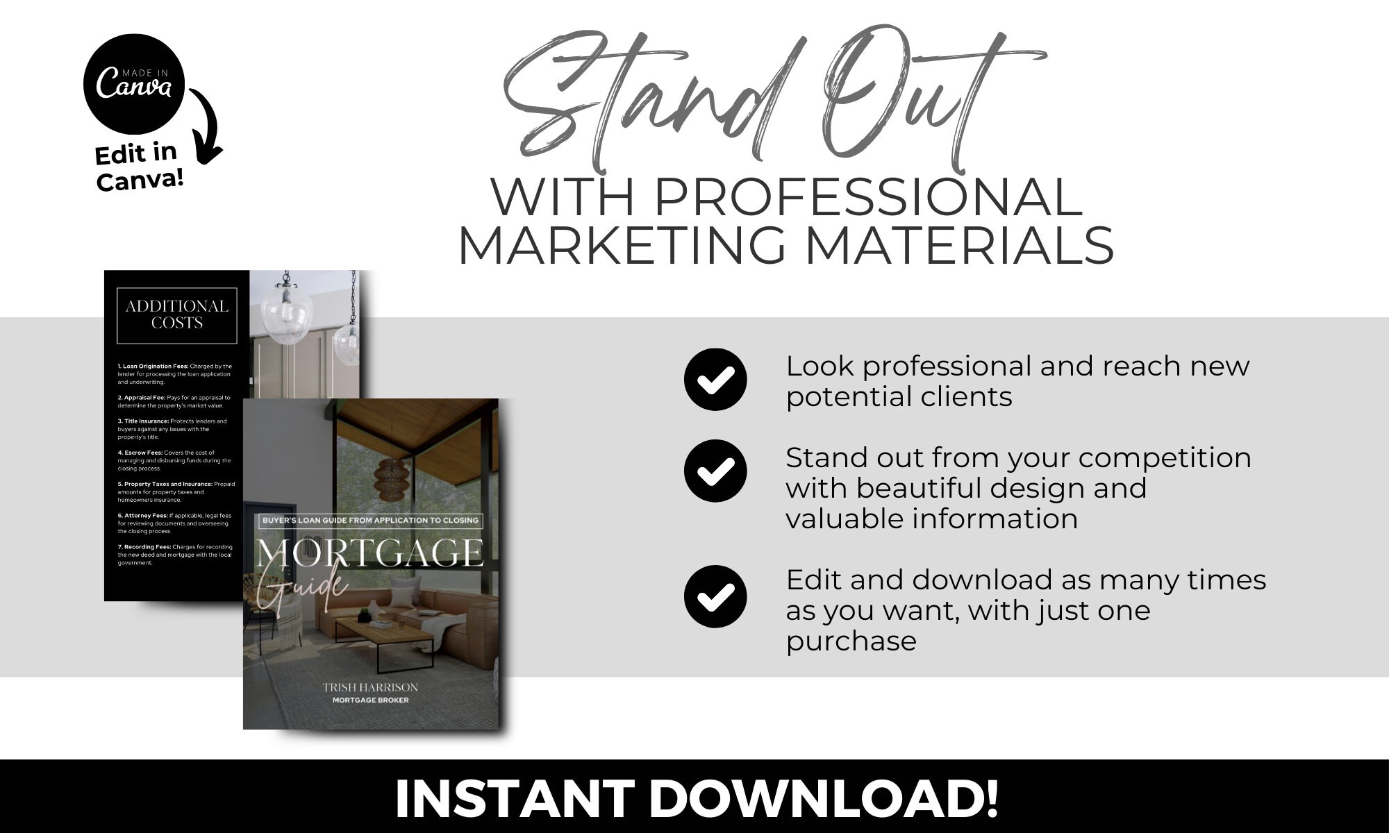 Mortgage Guide, Loan Officer Template Mortgage Comparison, Loan Guide ...