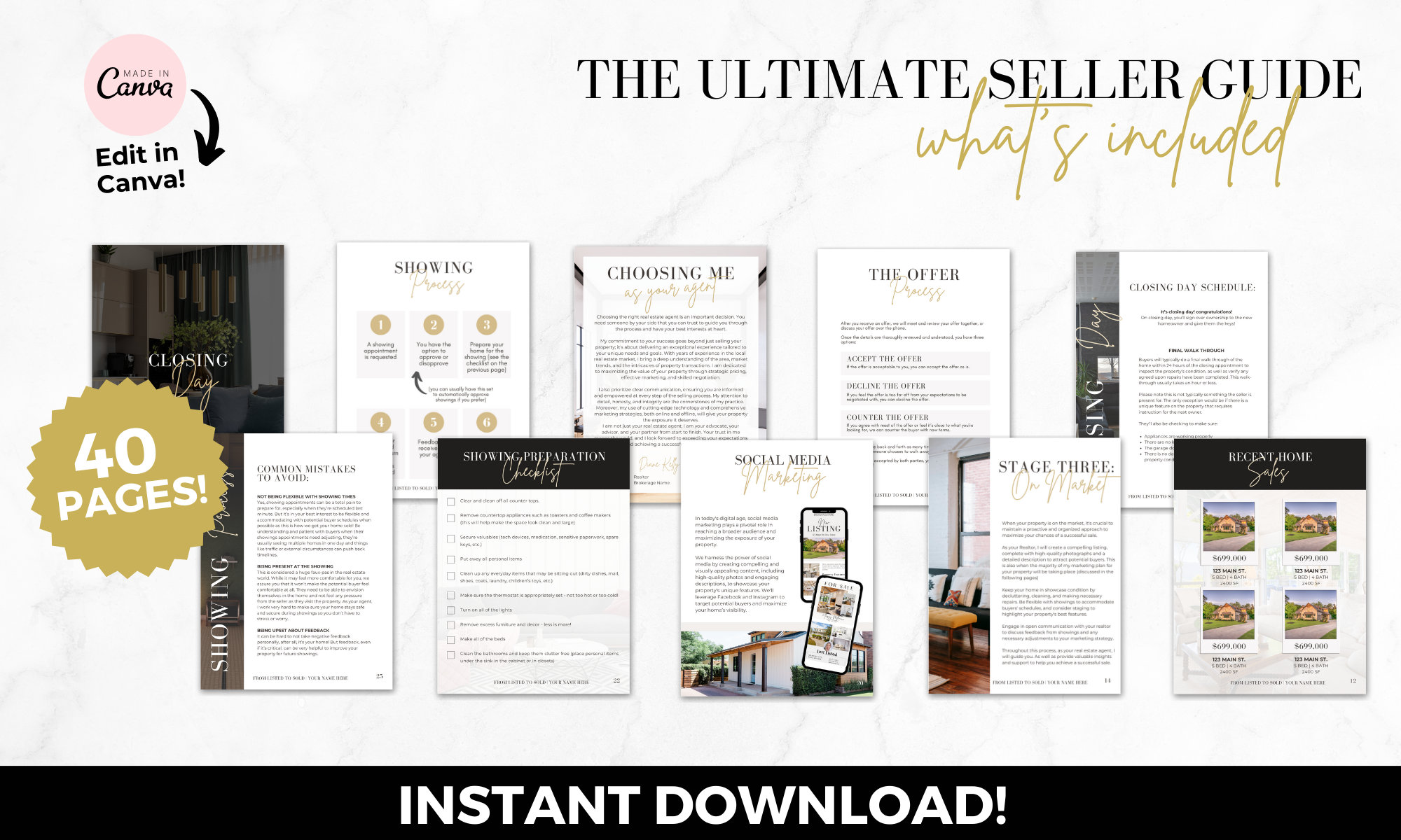 Real Estate Seller Guide, Home Seller, Real Estate Marketing, Listing ...