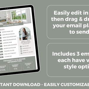 Real Estate Email Templates: Canva Marketing Bundle (digital Download ...